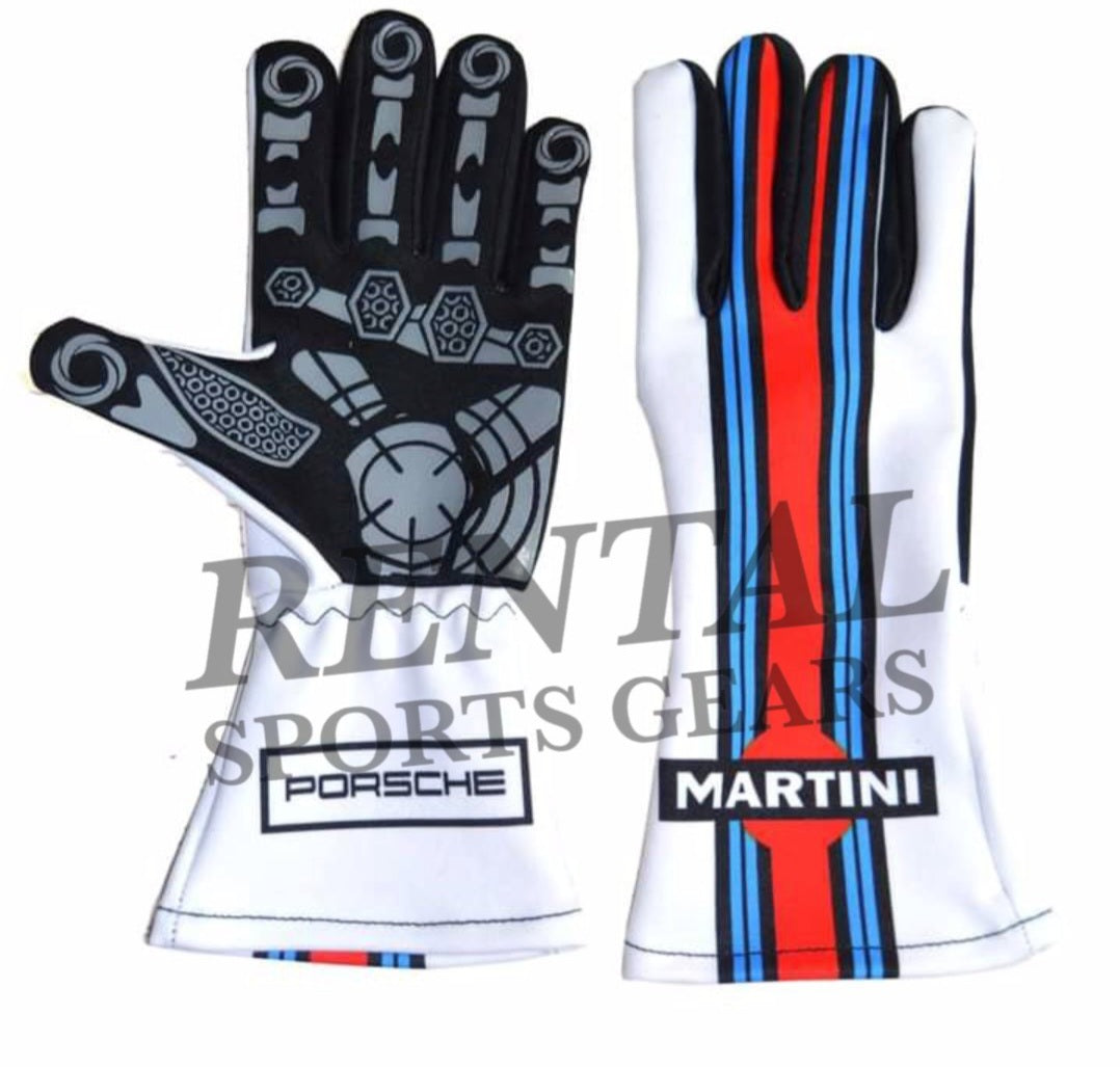 2020 Martini MotorSports F1 Race Gloves- F1 Replica Gloves – Rental Sports